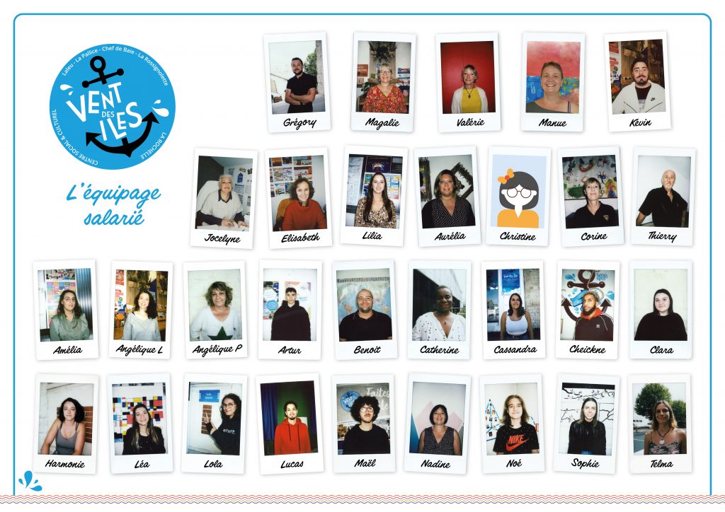 Trombinoscope Equipe Salariée Centre Social Vent des Îles La Rochelle ...